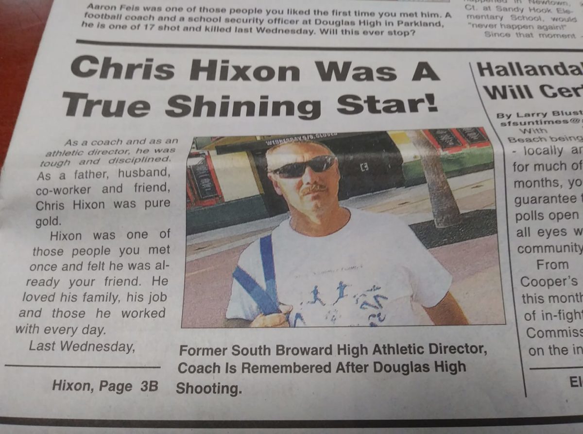 In Memory of Christopher Hixon